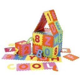 KNORRTOYS 21004 - Puzzlematte Alphabet + Zahlen, 36 Matten &aacute; 30cm, Schaumstoff