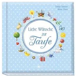 Liebe W&uuml;nsche zur Taufe (blau)