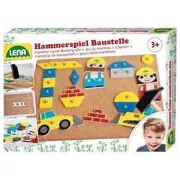 LENA Hammerspiel Baustelle, Faltschachtel