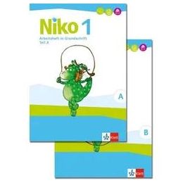 Niko 1. Paket: Arbeitsheft in Grundschrift, Grundschriftlehrgang Klasse 1