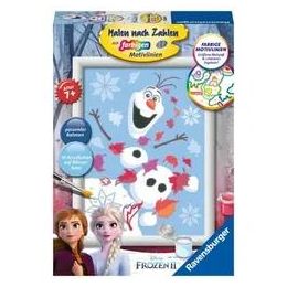 Ravensburger CreArt, Malen nach Zahlen Kinder Disney Die Eisk&ouml;nigin 2 - Fr&ouml;hlicher Olaf