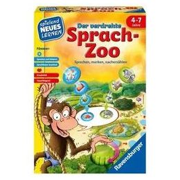 Ravensburger 24945 - Der verdrehte Sprach-Zoo - Spielen und Lernen f&uuml;r Kinder, Lernspiel f&uuml;r Kinder von 4-7 Jahren, Spielend Neues Lernen f&uuml;r 2-4 Spieler