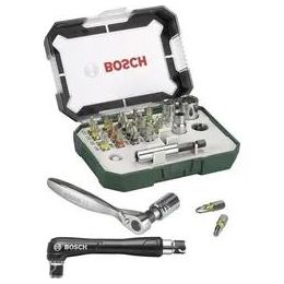 Bosch Accessories Promoline 2607017392 Bit-Set 27teilig Schlitz, Kreuzschlitz Pozidriv, Kreuzschlitz Phillips, Innen-Sechskant