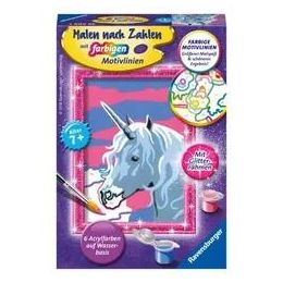 Ravensburger CreArt, Malen nach Zahlen Kinder - Einhorn