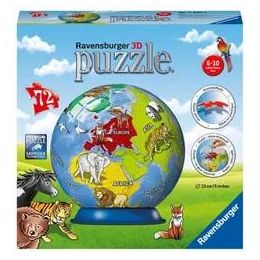 3D Puzzle Ravensburger Puzzle-Ball Kindererde 72 Teile