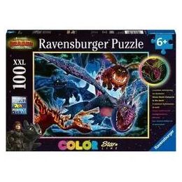 Puzzle Ravensburger Leuchtende Dragons 100 Teile XXL Color Starline