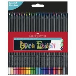 Faber-Castell Buntstifte Black Edition 24er Kartonetui