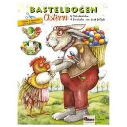 Ostern basteln Bastelbogen K&ouml;rbchen & Eierbecher Ausschneidebogen