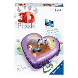 3D Puzzle Ravensburger Herzschatulle Pferde 54 Teile