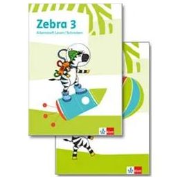 Zebra 3. Paket: Arbeitsheft Lesen/Schreiben und Arbeitsheft Sprache Klasse 3