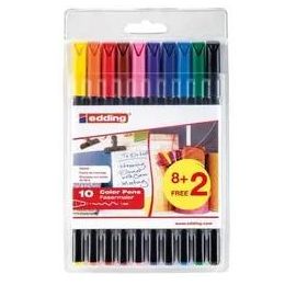 Edding Fasermaler 1200 Colour Pens 10er Set