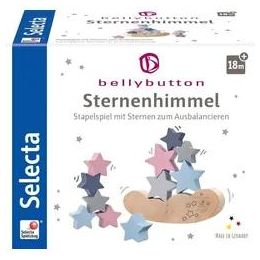 Schmidt Spiele Selecta 64020 - bellybutton, Sternenhimmel, Stapelspiel, Holz, 12-teilig