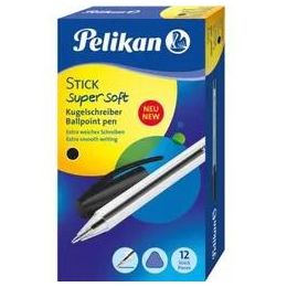 Pelikan Kugelschreiber Stick super soft, Schwarz