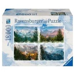 Puzzle Ravensburger M&auml;rchenschloss in 4 Jahreszeiten 18000 Teile