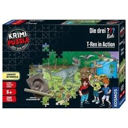 Kosmos Krimi Puzzle Die drei ??? Kids, T-Rex in Action (Kinderpuzzle)
