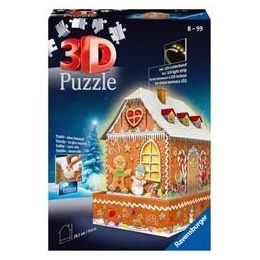 3D Puzzle Ravensburger Lebkuchenhaus bei Nacht 216 Teile