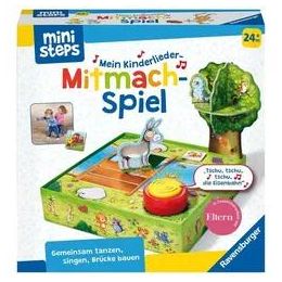 Ravensburger ministeps 4172 Mein Kinderlieder-Mitmachspiel, Lustiges Bewegungspiel mit 12 beliebten Kinderliedern, Spielzeug ab 2 Jahre