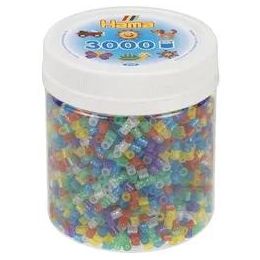 Hama B&uuml;gelperlen Glitter Mix 3000 St&uuml;ck Dose