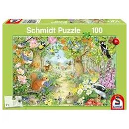 Puzzle Schmidt Spiele Tiere im Wald 100 Teile
