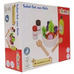 Vedes Spielmaus K&uuml;che Salat-Set aus Holz, 30 Teile