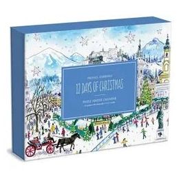 Galison Michael Storrings 12 Days of Christmas Advent Puzzle Calendar