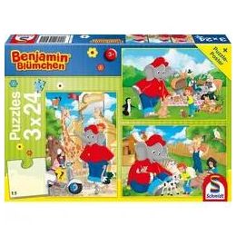Schmidt Spiele KIPU3x24T.Benj.Bl.,Im Zoo