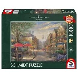 Schmidt Spiele PU1000 Th.Kinkade,Cafe in M&uuml;nchen