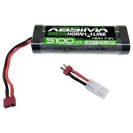 Absima Modellbau-Akkupack (NiMh) 7.2 V 5100 mAh Zellen-Zahl: 6 Hardcase T-Buchse, Tamiya-Buchse