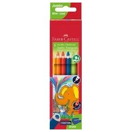 Faber-Castell Buntstifte Jumbo Dreikant 6er