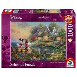 Puzzle Schmidt Spiele 59639 Thomas Kinkade Disney Sweethearts Mickey & Minnie 1000 Teile