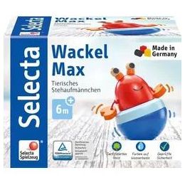 Selecta 61066 - Stehaufm&auml;nnchen, Wackel Max, Greifling, Holz, 13 cm