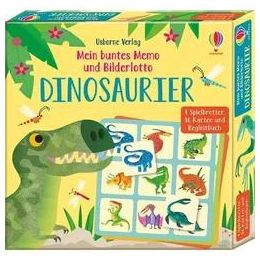 Mein buntes Memo und Bilderlotto: Dinosaurier