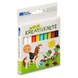 Corvus A730186 - Becks Plastilin Natur Kreativknete Pony, 10 Stangen, Knete