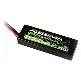 Absima Modellbau-Akkupack (LiPo) 7.4V 5000 mAh Zellen-Zahl: 2 50 C Box Hardcase T-Stecksystem