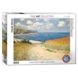 Eurographics Strandweg zwischen Weizenfeldern von Claude Monet (Puzzle)
