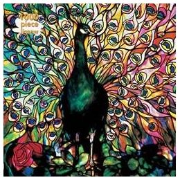Puzzle - Louis Comfort Tiffany: Entfalteter Pfau