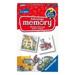Ravensburger 20647 - Fahrzeuge memory&reg; Wieso? Weshalb? Warum? der Spieleklassiker f&uuml;r 2-8 Spieler, Kinderspiel f&uuml;r alle Fahrzeug-Fans ab 4 bis 7 Jahren