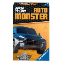 Ravensburger Kartenspiel, Supertrumpf Auto Monster 20690, Quartett und Trumpf-Spiel f&uuml;r Technik-Fans ab 7 Jahren