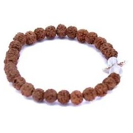 Edelsteinarmband Kinder Schutzengel, Rudraksha