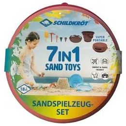 Donic Schildkr&ouml;t 7in1 Sandspielzeug Set, (Sand Toys) Farbe: rot
