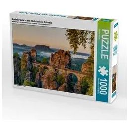 Calvendo Basteibr&uuml;cke in der S&auml;chsischen Schweiz (Puzzle)