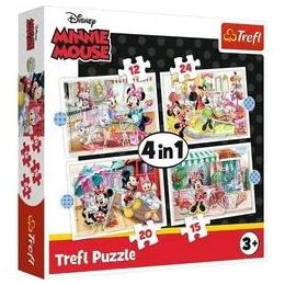 Trefl 4 in 1 Puzzle - Disney Minnie Mouse (Kinderpuzzle)