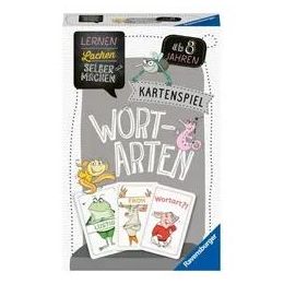 Ravensburger 80353 - Lernen Lachen Selbermachen: Wortarten, Kinderspiel ab 8 Jahren, Lernspiel f&uuml;r 1-4 Spieler, Kartenspiel