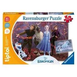 Ravensburger tiptoi Spiel 00134 Puzzle f&uuml;r kleine Entdecker: Disney Die Eisk&ouml;nigin - 2x24 Teile Kinderpuzzle ab 4 Jahren