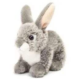 HERMANN TEDDY ORIGINAL Hase sitzend grau, 18 cm