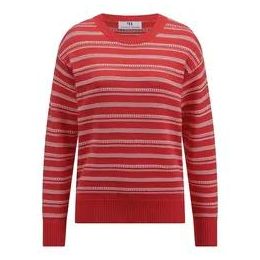 Rundhals-Pullover Peter Hahn rot, 40