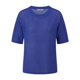 Rundhals-Pullover Peter Hahn blau, 48