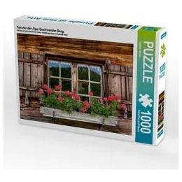 Calvendo Fenster der Alpe Gschwender Berg (Puzzle)