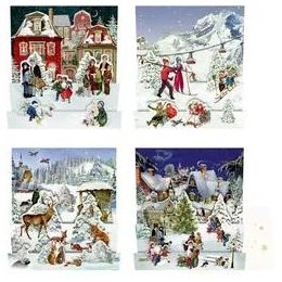 Coppenrath Verlag Mini-Adventskalender &ndash; Nostalgische Winterwelten