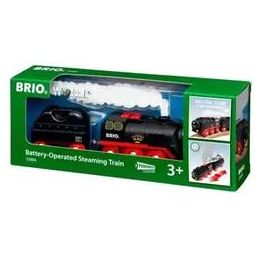 Brio World 33884 Batterie-Dampflok mit Wassertank - Lokomotive mit echtem k&uuml;hlen Dampf und Wasserbeh&auml;lter zum Nachf&uuml;llen - Empfohlen ab 3 Jahren